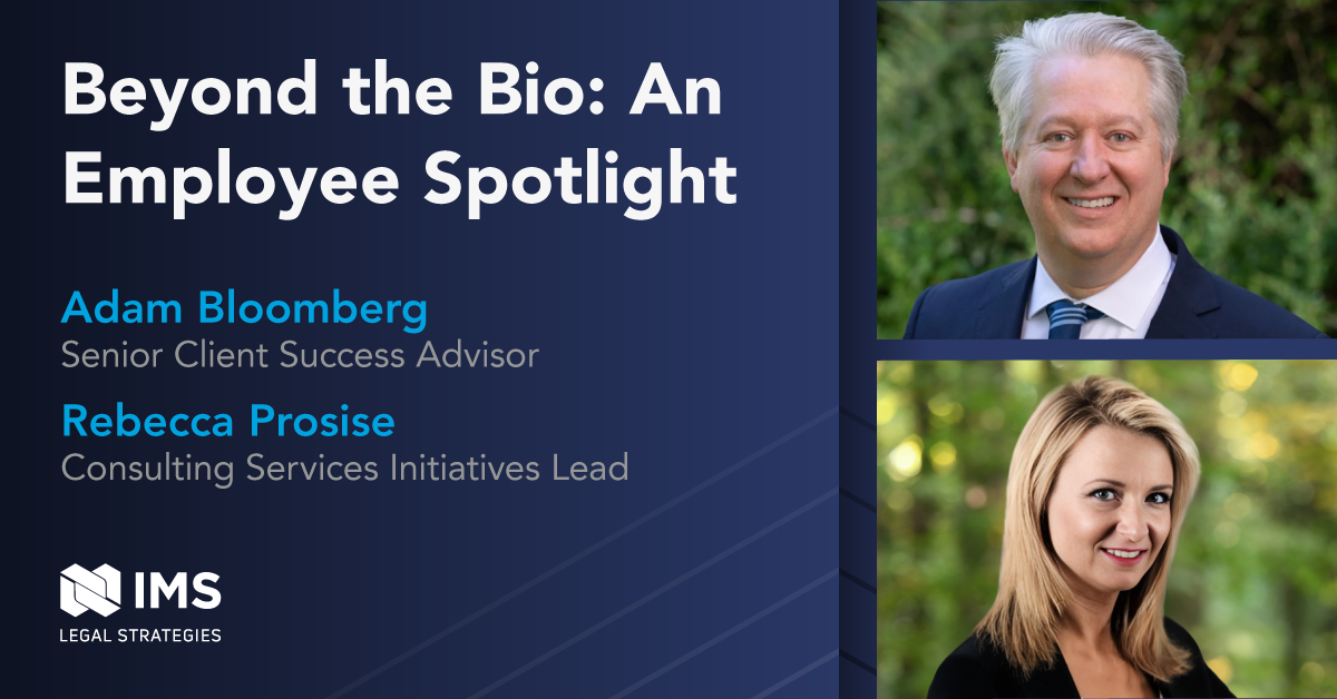 Beyond the Bio: A Spotlight on Adam Bloomberg & Rebecca Prosise | IMS ...